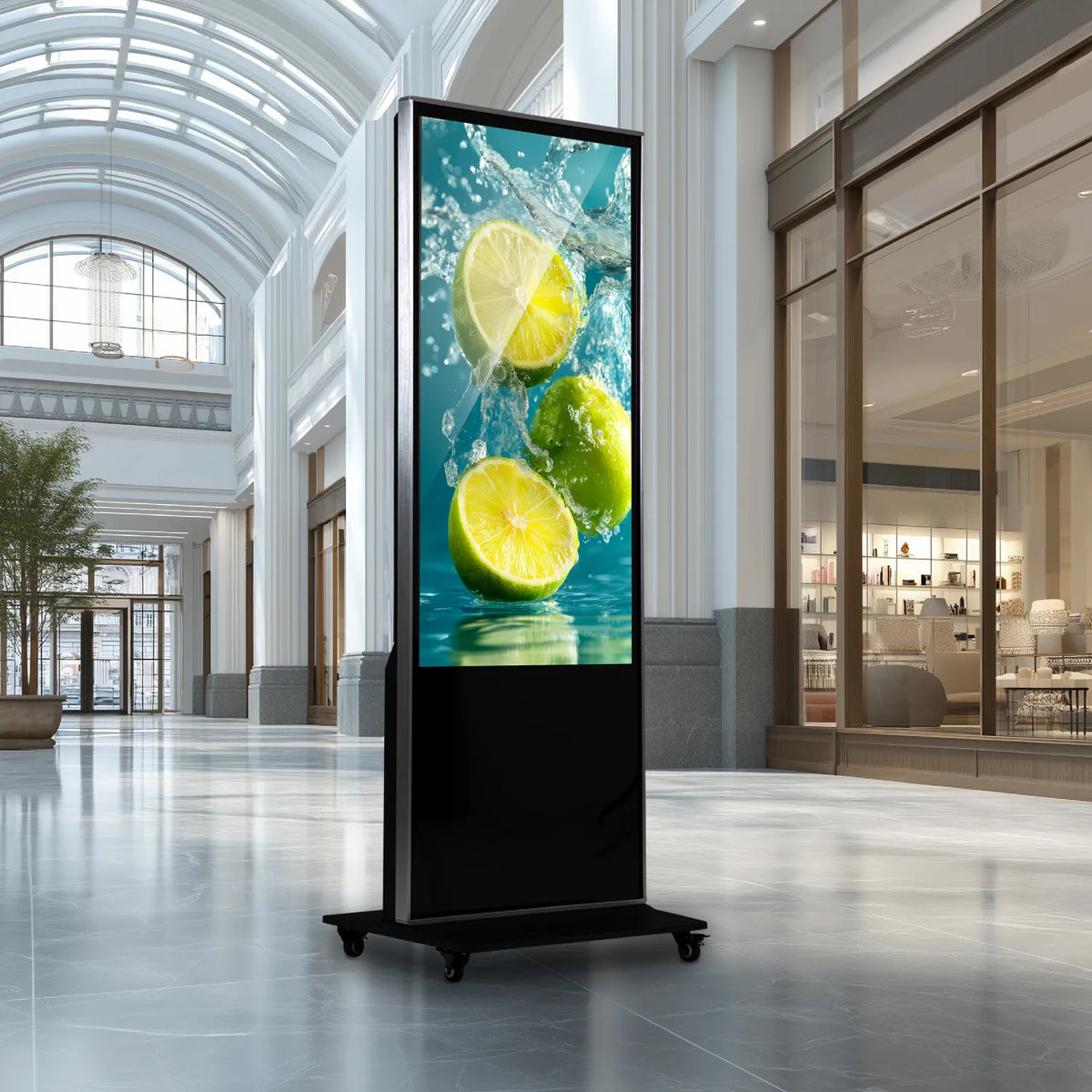 Vertical Interactive Touch Screen Kiosk – ledscopic