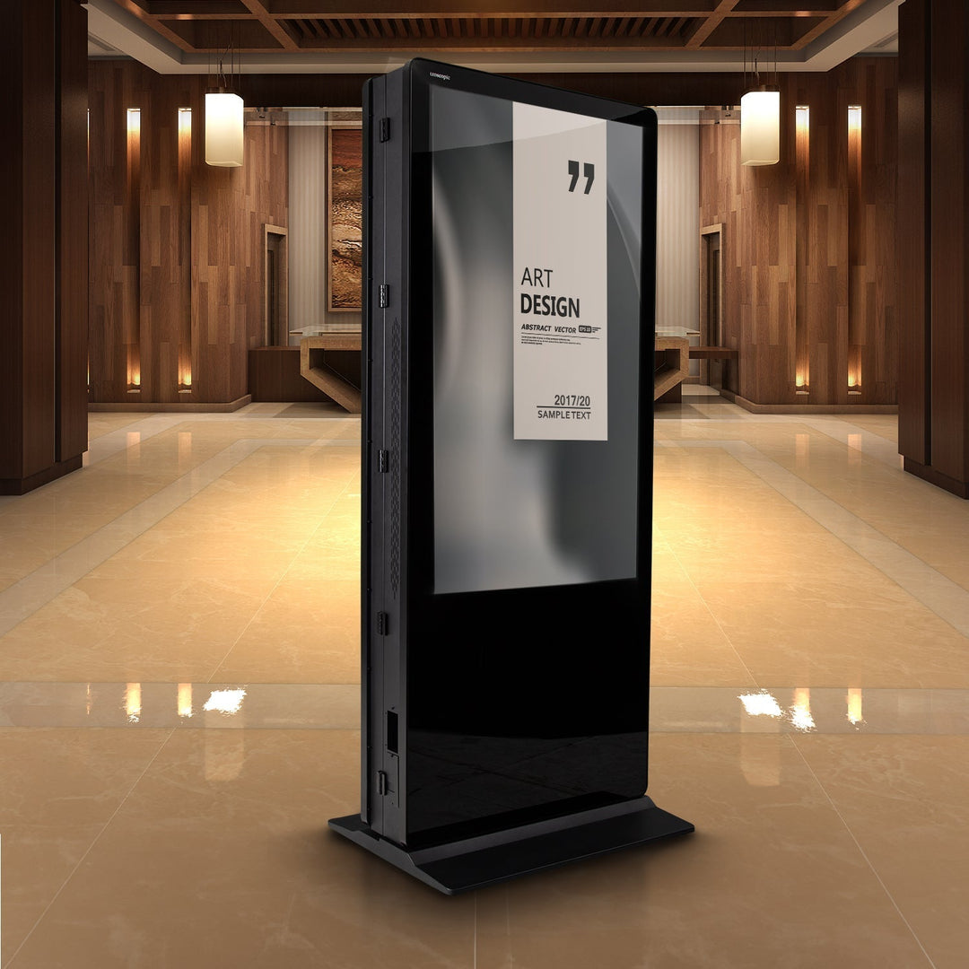 55 inch DOUBLE SCREEN 4K USB DIGITAL KIOSK – ledscopic